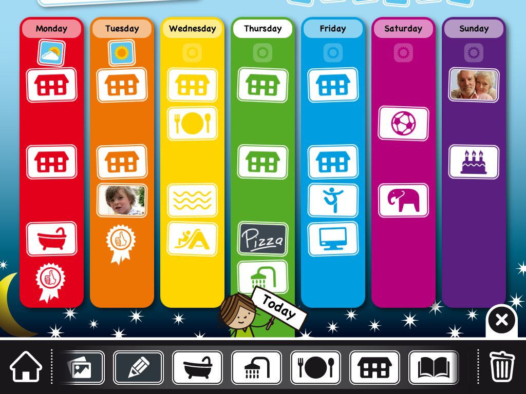 Home • Week Planner for Kids